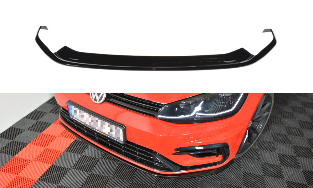 MAXTON DESIGN FRONT SPLITTER V.7 VW GOLF 7 R / R-LINE FACELIFT – MONTIGENIX
